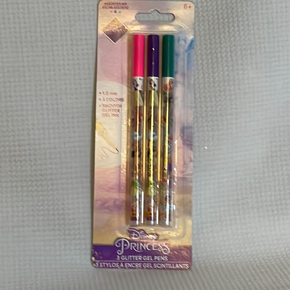Disney | Office | Disney Princess Glitter Gel Pens | Poshmark